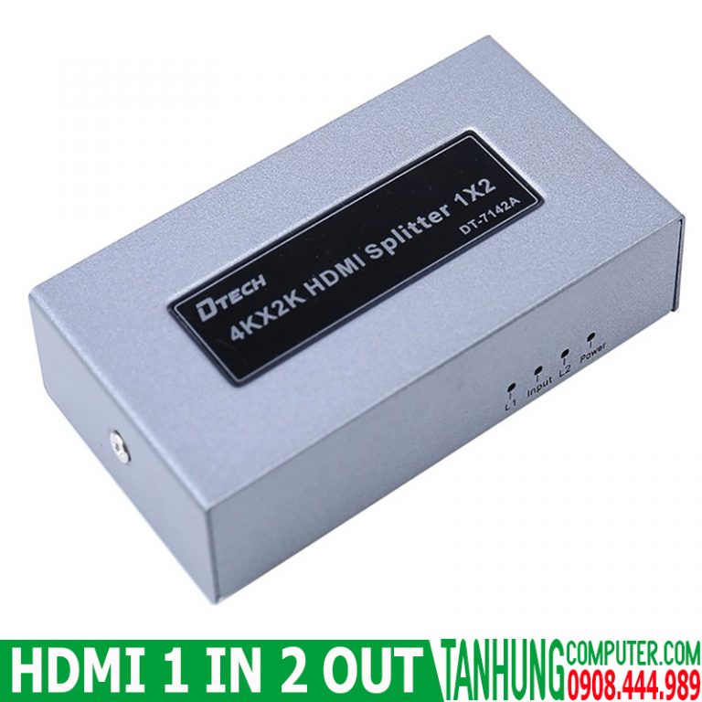 Bộ chia HDMI 4K x 2K 1 ra 2 Dtech 7142A - Ugreen Việt Nam - Tấn Hưng