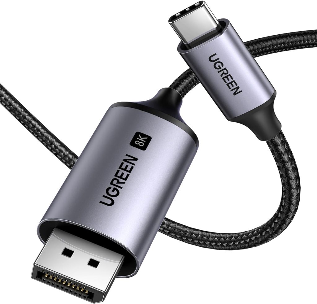 Cáp chuyển USB-C to Displayport 1.4 8K 60Hz, 4K 240Hz dài 2m Ugreen ...